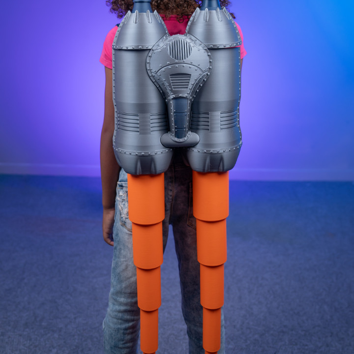 3D Printable Collapsible Jetpack by Stlflix