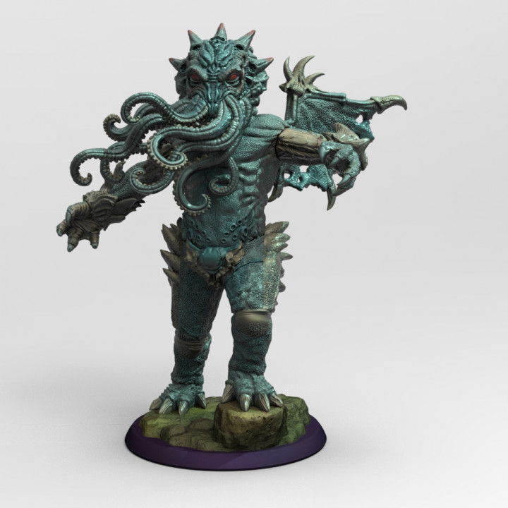 3D Printable Cthulhu by Papel 3D