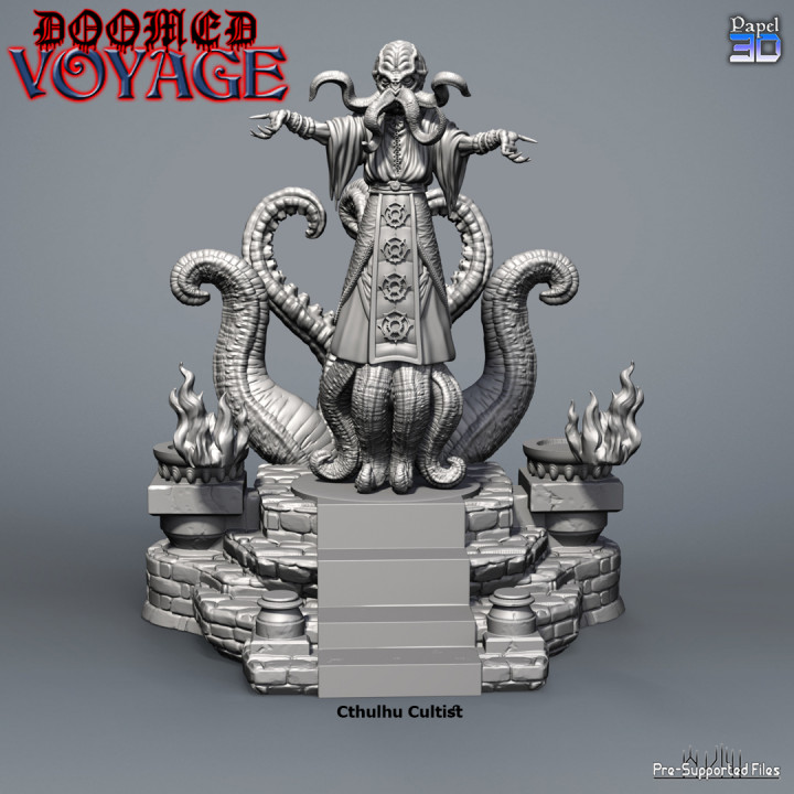 3D Printable Lovecraft Creatures by Papel 3D