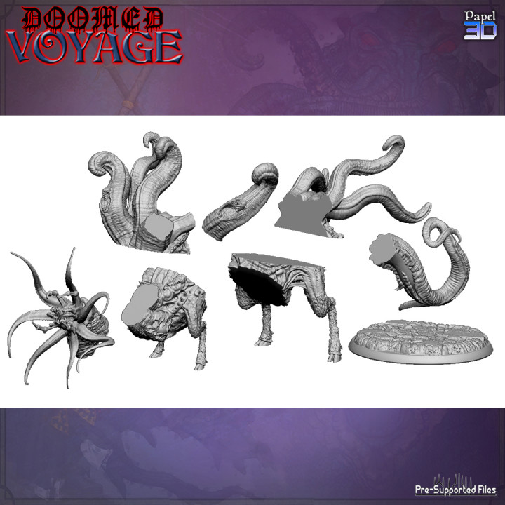 3D Printable Lovecraft Creatures by Papel 3D