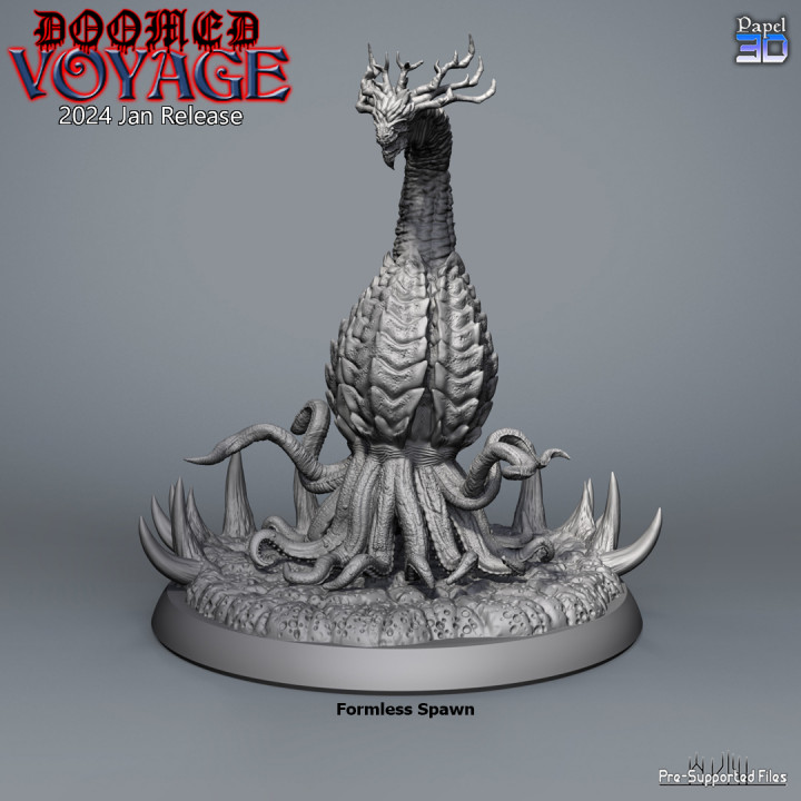 3D Printable Lovecraft Creatures by Papel 3D