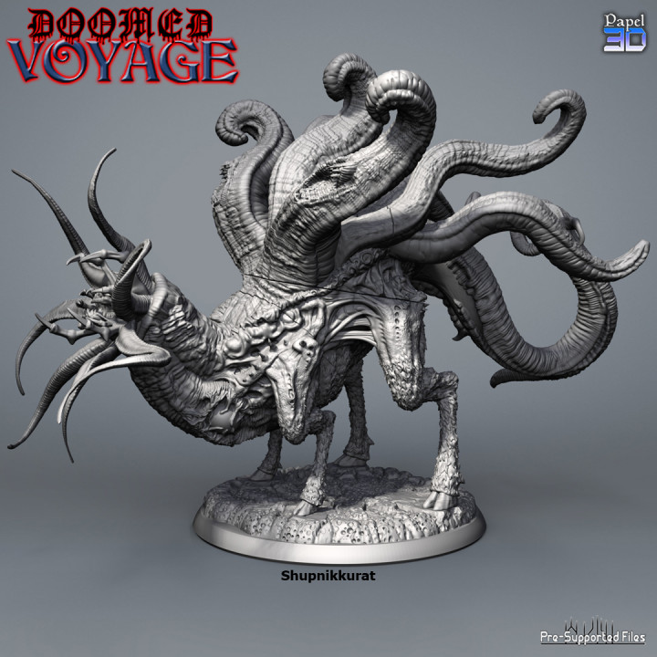 3D Printable Lovecraft Creatures by Papel 3D