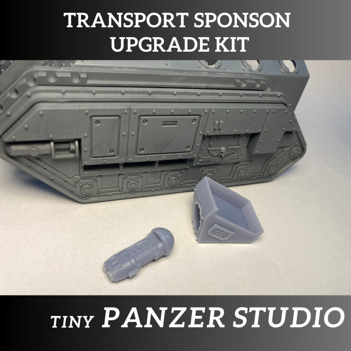 3D Printable Imperial Transport Tank Sponsons by Tiny Panzer Studio