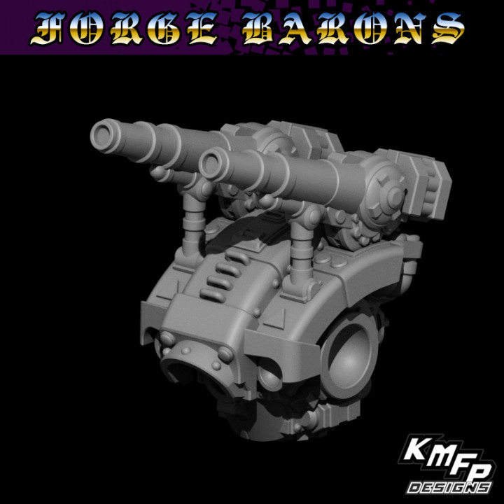 3D Printable Forge Barons - Battle Knight Weapon Upgrades 1 by KMFP Designs