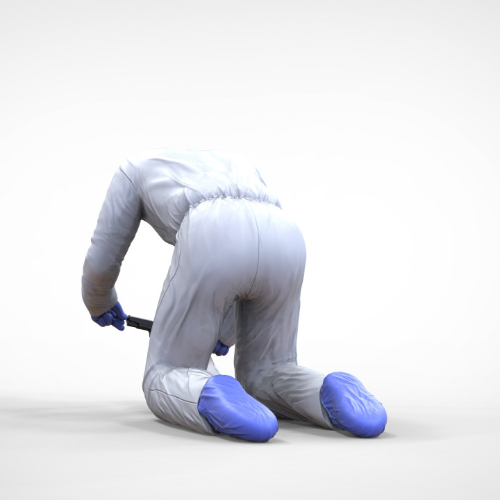 3D Printable N3 CSI forensic models collect evidence by 3DP Miniatures