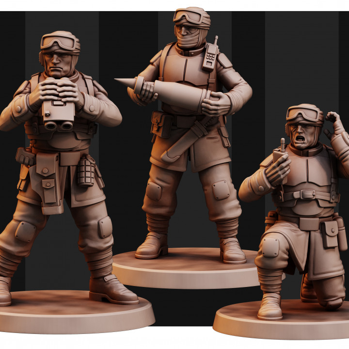 3D Printable Desert Hawks Artillery Regiment by Jukko