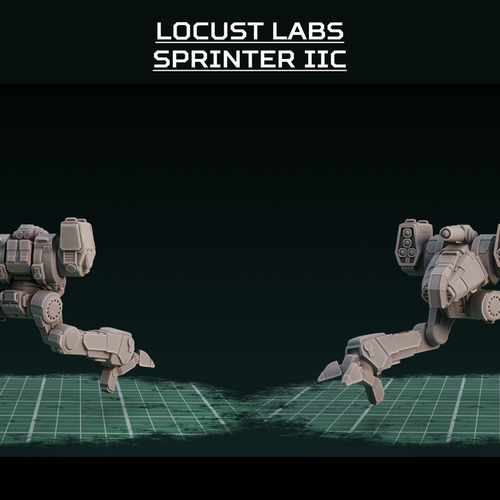3D Printable 6mm Sprinter IIC by Locust_Labs