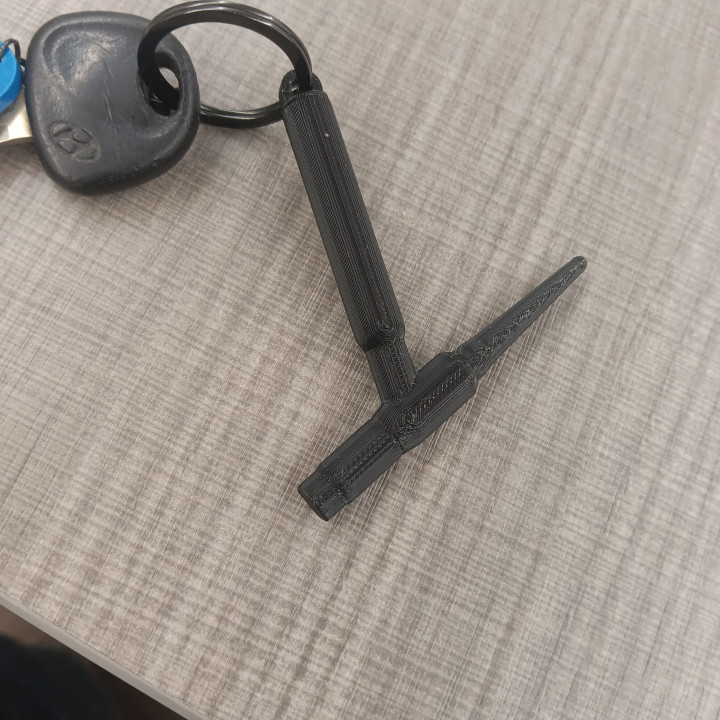 3D Printable Tig welding torch Keychain by justin womack