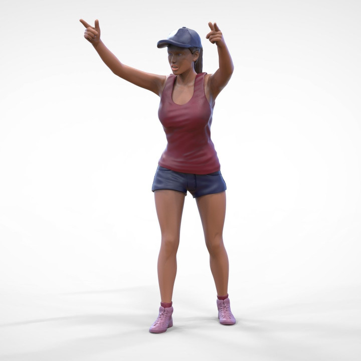 3D Printable N1 standing person for racetracks or spectator 3D print ...