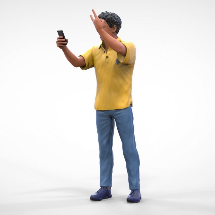 3D Printable N2 standing person for racetracks or spectator by 3DP ...