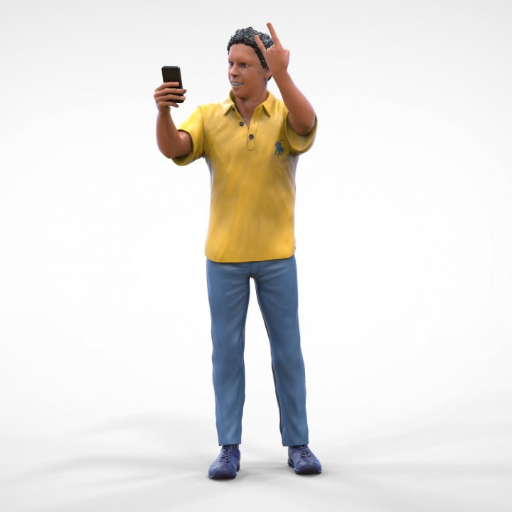 3D Printable N2 standing person for racetracks or spectator by 3DP ...