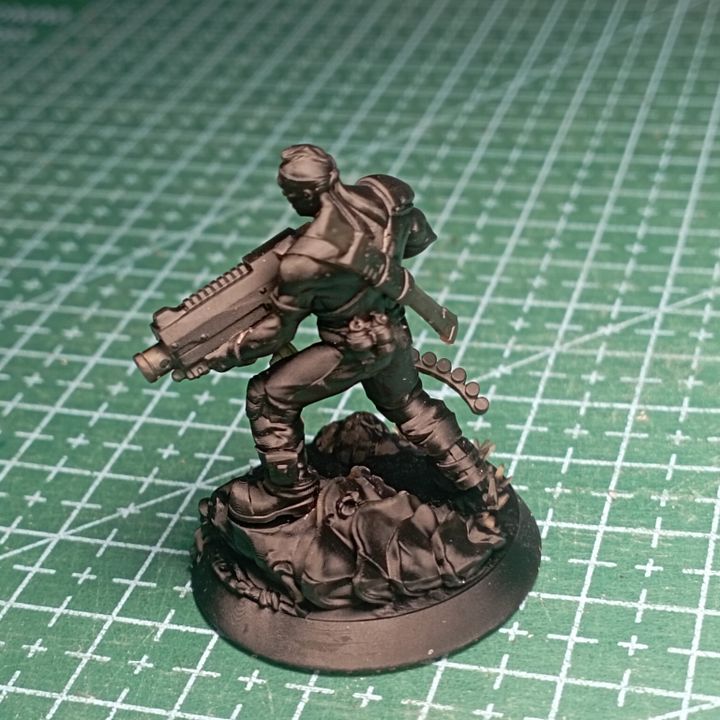 3D Printable Sergeant A. Schaefer by dakkadakka.store