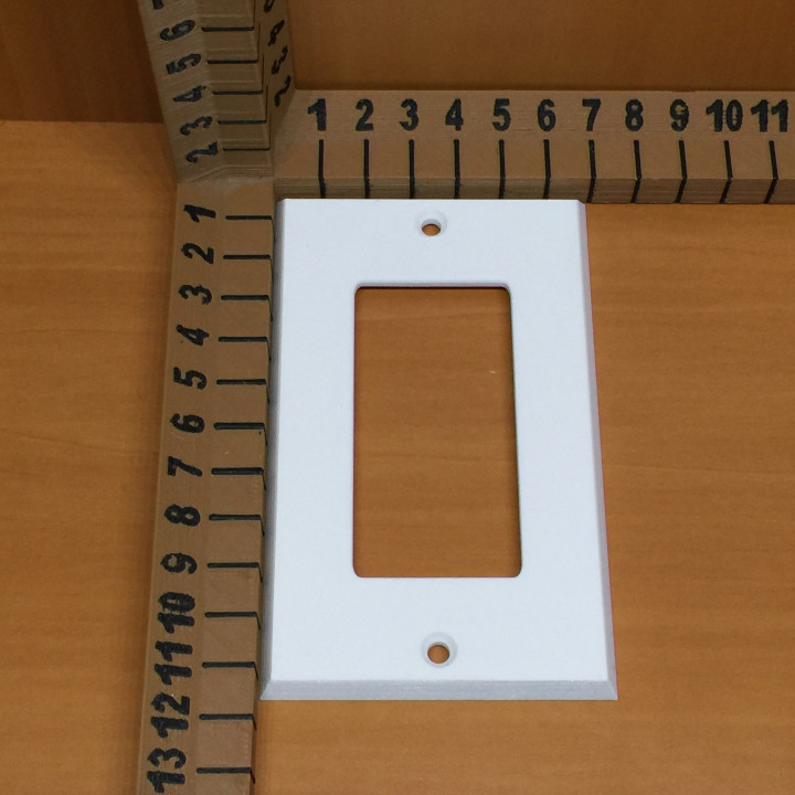 3D Printable Rocker Switch Plate by Star Labs 3D, LLC