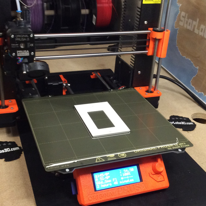 3D Printable Rocker Switch Plate by Star Labs 3D, LLC