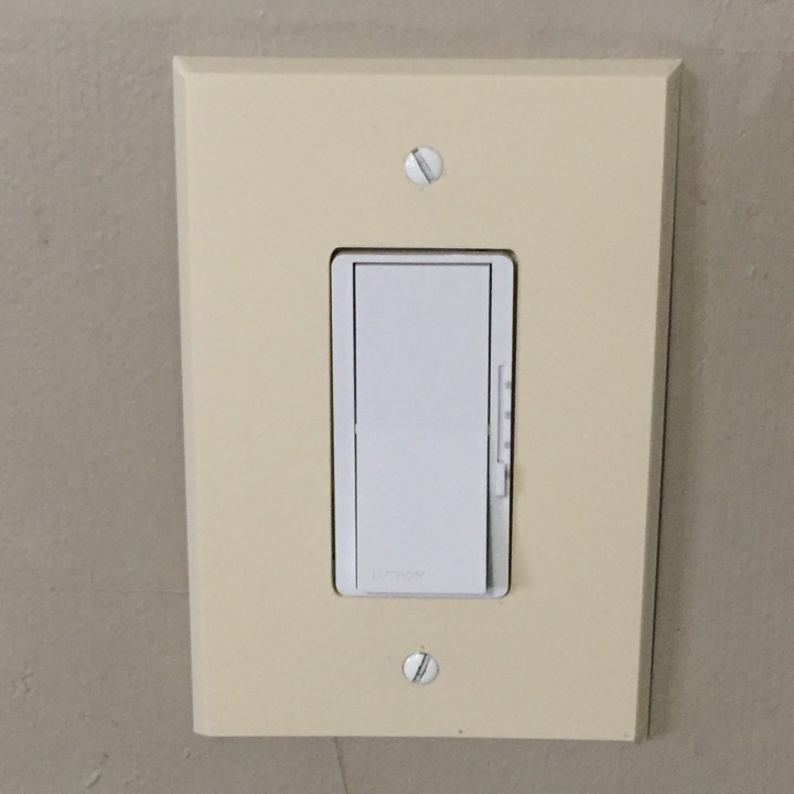 3D Printable Rocker Switch Plate Oversized by Star Labs 3D, LLC
