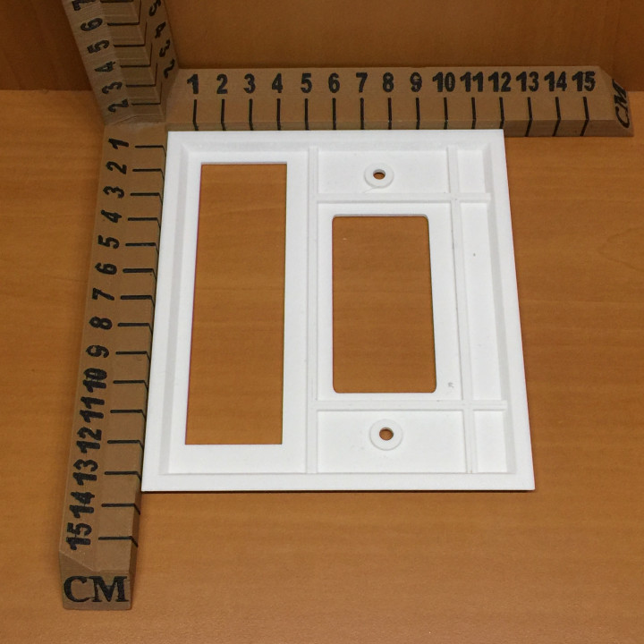 3D Printable Rocker Switch Oversized with Thermometer by Star Labs 3D, LLC