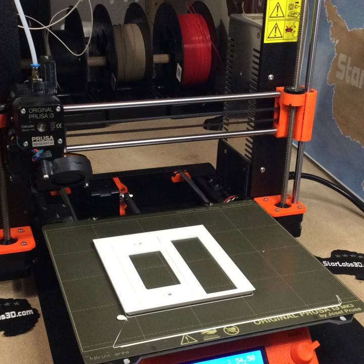 3D Printable Rocker Switch Oversized with Thermometer by Star Labs 3D, LLC