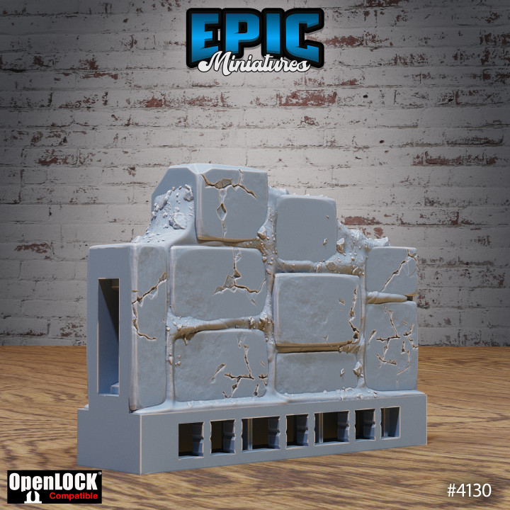 3D Printable Modular Bone Dry Desert Tiles / Egyptian Dungeon Items ...