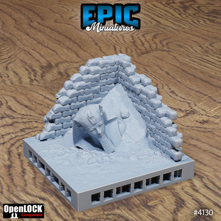 3D Printable Modular Bone Dry Desert Tiles / Egyptian Dungeon Items ...