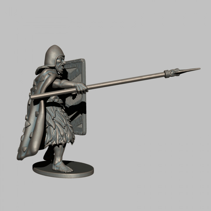 3D Printable Sumerian Spearmen by Wargames Atlantic