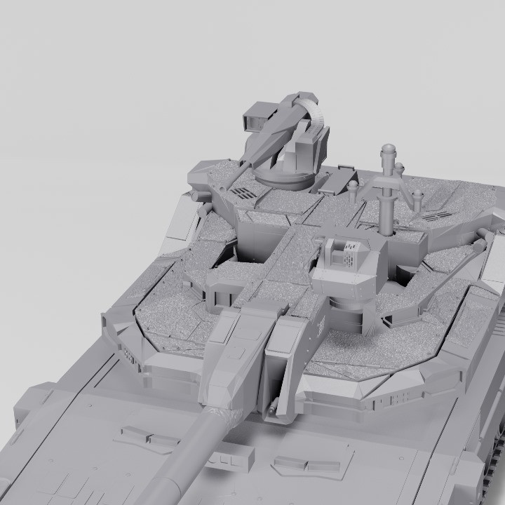 3D Printable EMBT II Future MBT tank project by The Military Industrial ...