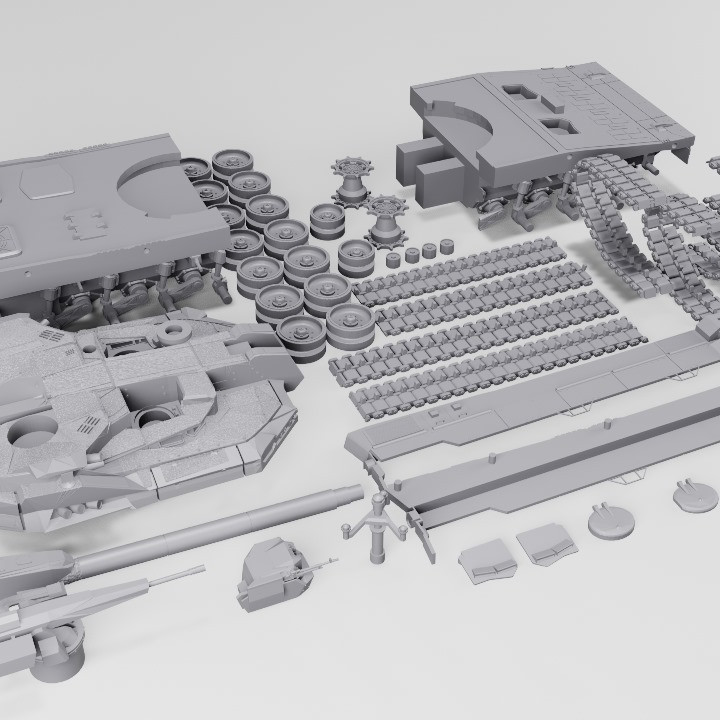 3D Printable EMBT II Future MBT tank project by The Military Industrial ...