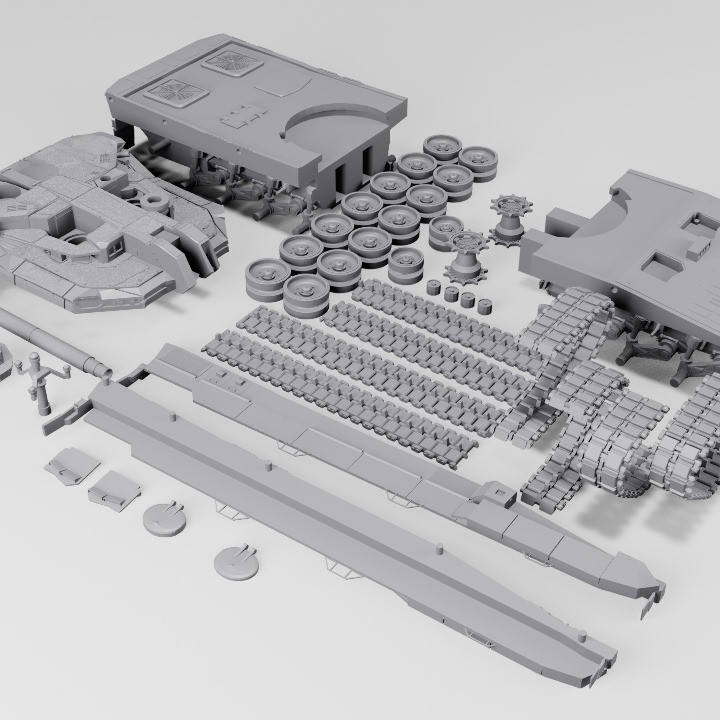 3D Printable EMBT II Future MBT tank project by The Military Industrial ...