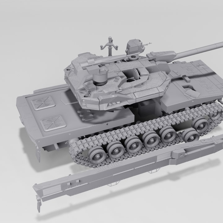 3D Printable EMBT II Future MBT tank project by The Military Industrial ...