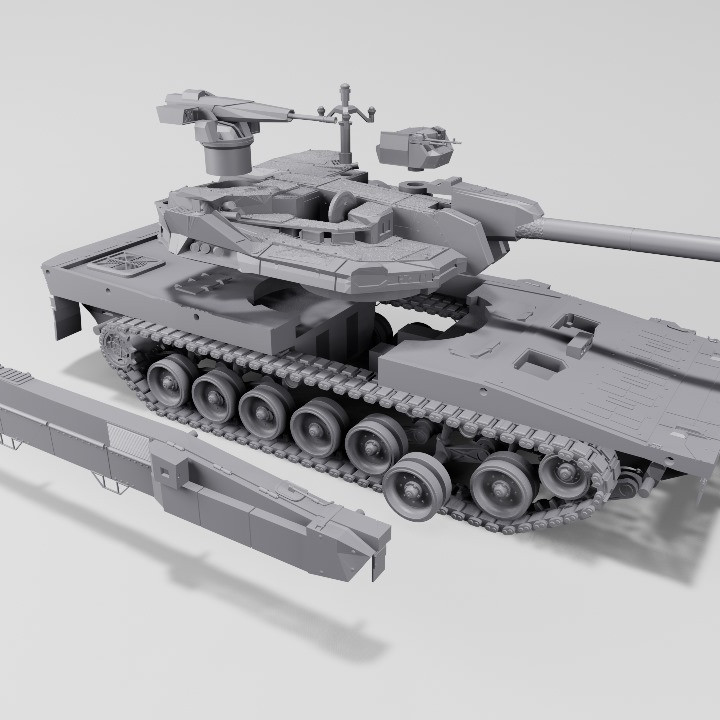 3D Printable EMBT II Future MBT tank project by The Military Industrial ...