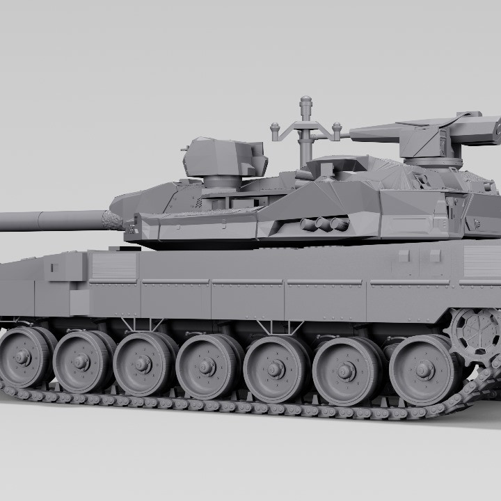 3D Printable EMBT II Future MBT tank project by The Military Industrial ...