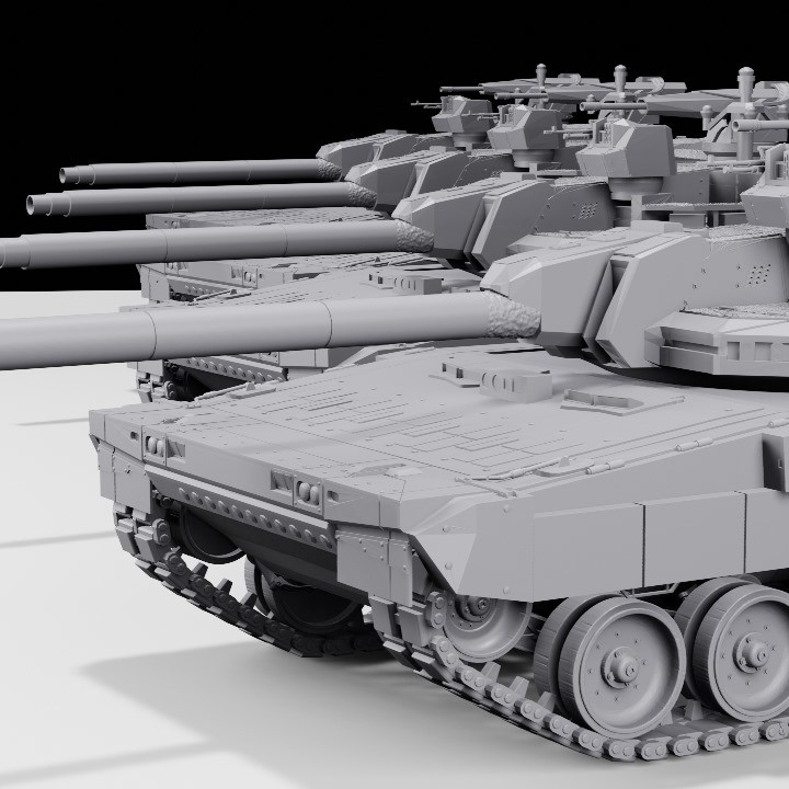 3D Printable EMBT II Future MBT tank project by The Military Industrial ...