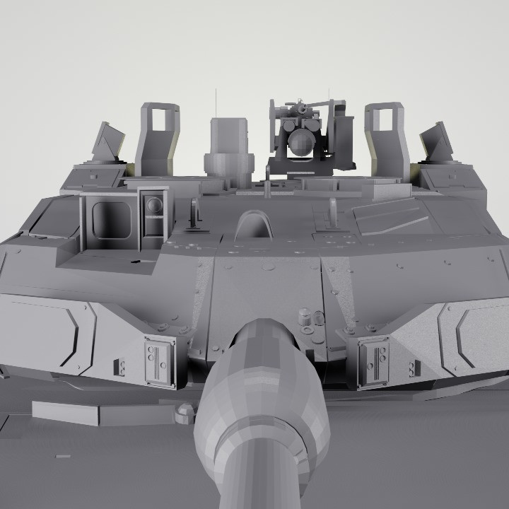 3D Printable Leopard 2A8 with Active Protection System Eurotrophy by ...