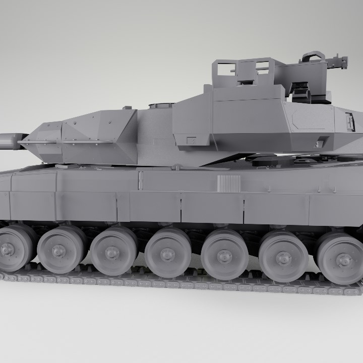 3D Printable Leopard 2A8 with Active Protection System Eurotrophy by ...