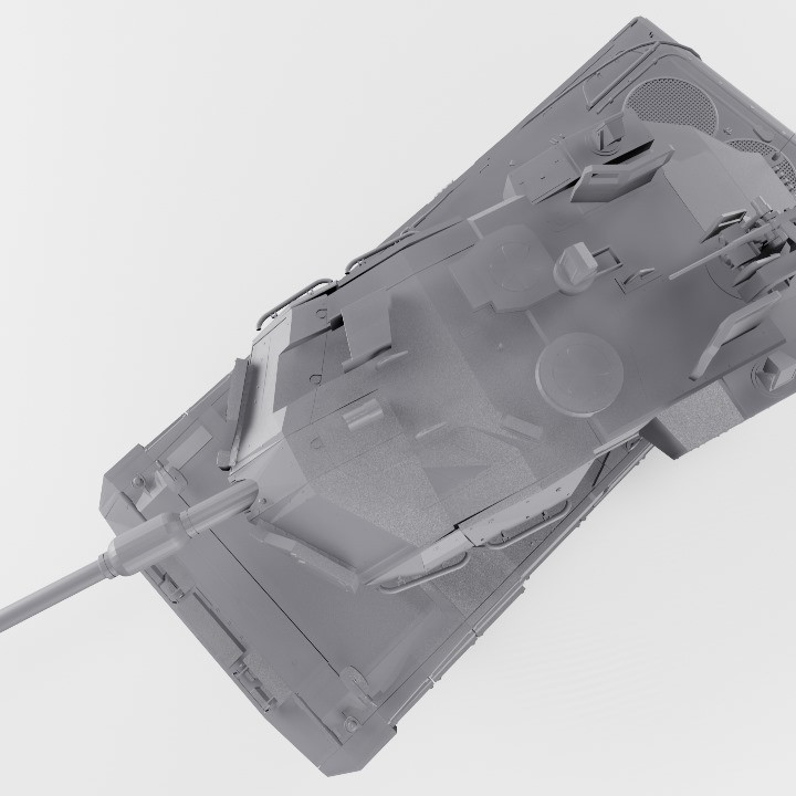 3D Printable Leopard 2A8 with Active Protection System Eurotrophy by ...