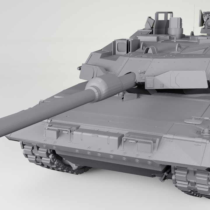 3D Printable Leopard 2A8 with Active Protection System Eurotrophy by ...