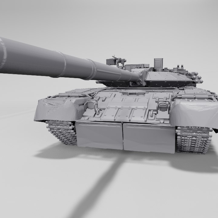 3D Printable Object 640 obr. 2001 with 152mm gun and Drozhd APS by The ...