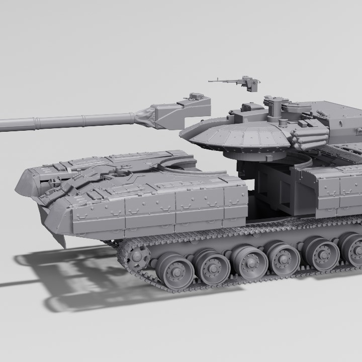 3D Printable Object 640 obr. 2001 with 152mm gun and Drozhd APS by The ...