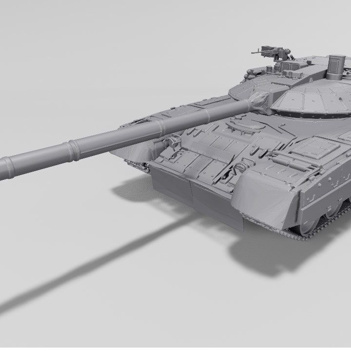 3D Printable Object 640 obr. 2001 with 152mm gun and Drozhd APS by The ...