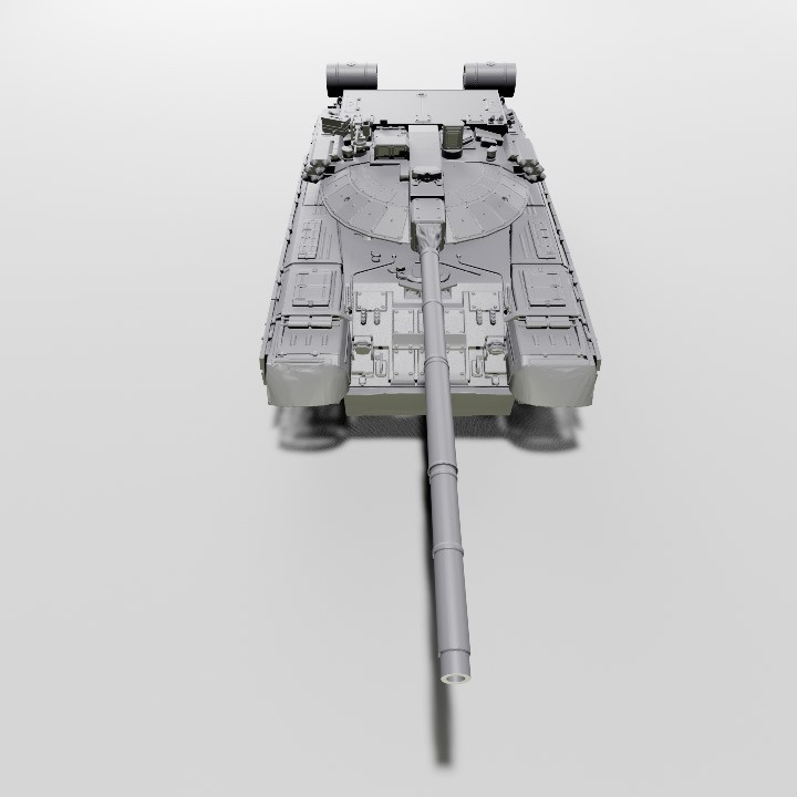 3D Printable Object 640 obr. 2001 with 152mm gun and Drozhd APS by The ...