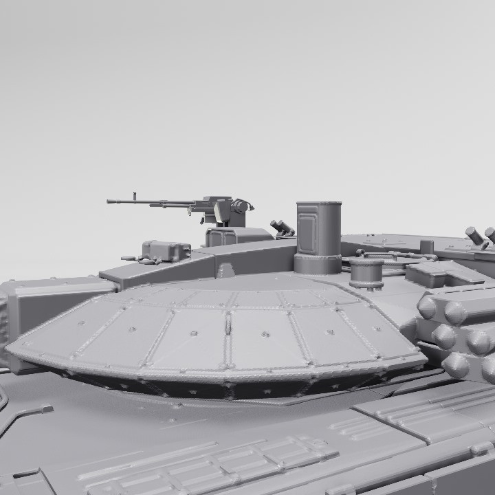 3D Printable Object 640 obr. 2001 with 152mm gun and Drozhd APS by The ...