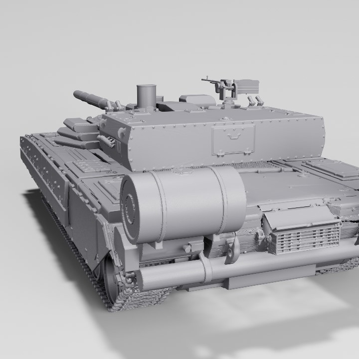 3D Printable Object 640 obr. 2001 with 152mm gun and Drozhd APS by The ...