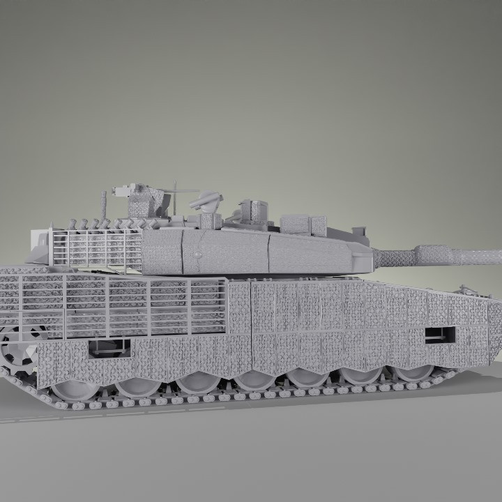 3D Printable Altay T2 MBT with Pulat APS by The Military Industrial Complex