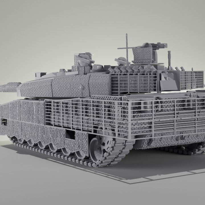 3D Printable Altay T2 MBT with Pulat APS by The Military Industrial Complex