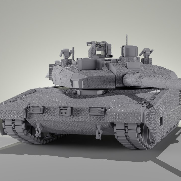 3D Printable Altay T2 MBT with Pulat APS by The Military Industrial Complex