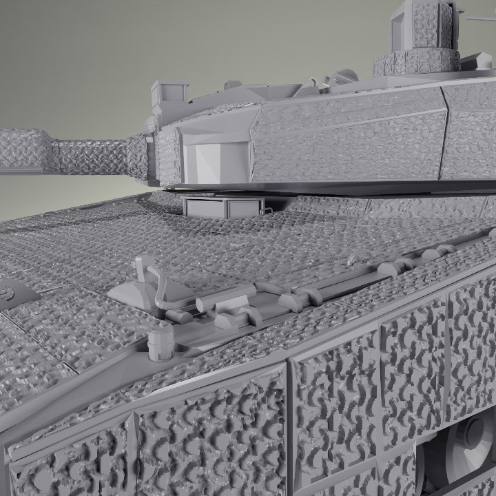 3D Printable Altay T2 MBT with Pulat APS by The Military Industrial Complex