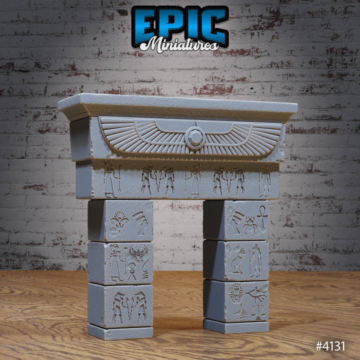 3D Printable Ancient Egyptian Tombs / Anubis Shrine / Death Temple ...