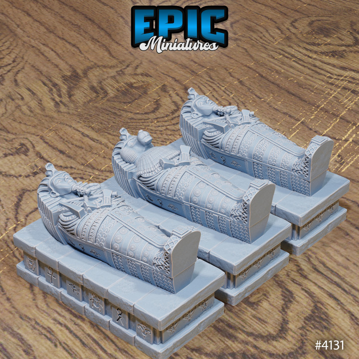 3D Printable Ancient Egyptian Tombs / Anubis Shrine / Death Temple ...
