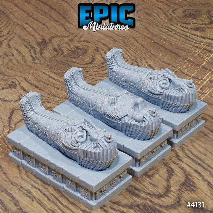 3D Printable Ancient Egyptian Tombs / Anubis Shrine / Death Temple ...