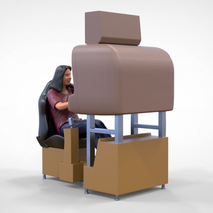 3D Printable N2 Female player on Arcade Game 3D print model by 3DP ...