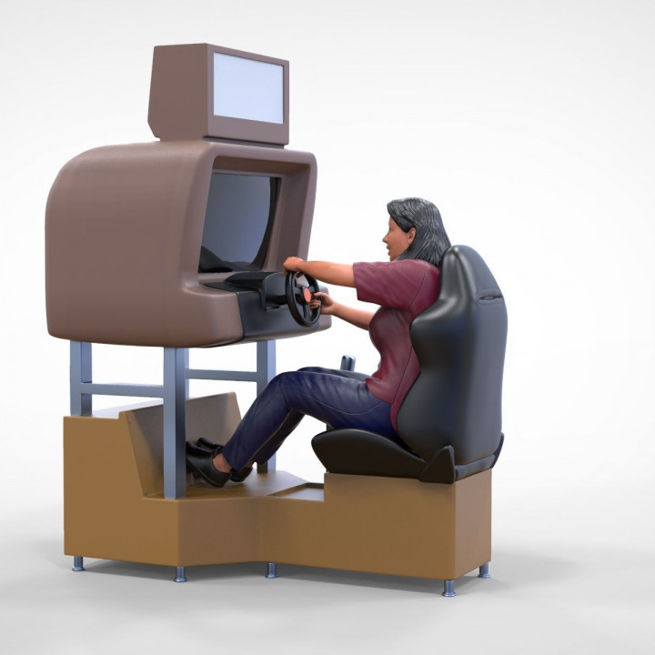 3D Printable N2 Female player on Arcade Game 3D print model by 3DP ...